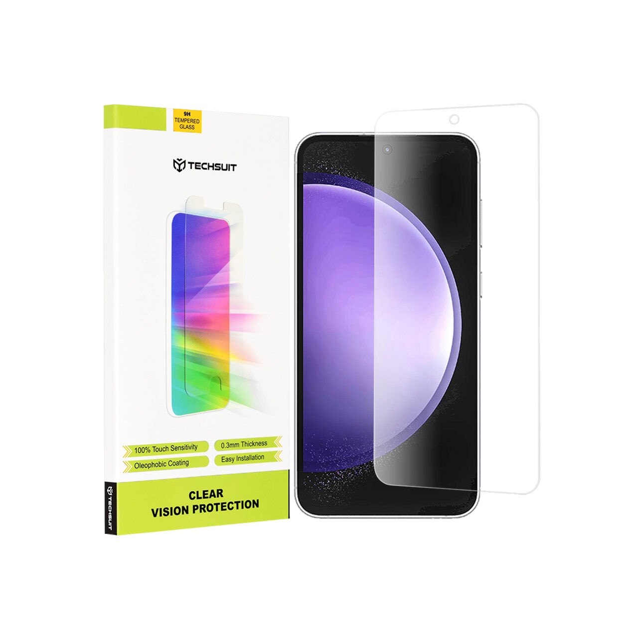 Folie Sticla pentru Samsung Galaxy S23 FE Techsuit Clear Vision Glass ...