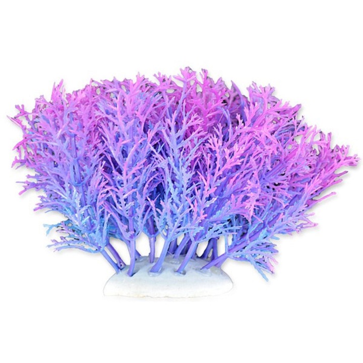 Planta artificiala pentru acvariu, Happet, 1F04, Plastic, 10 cm ...