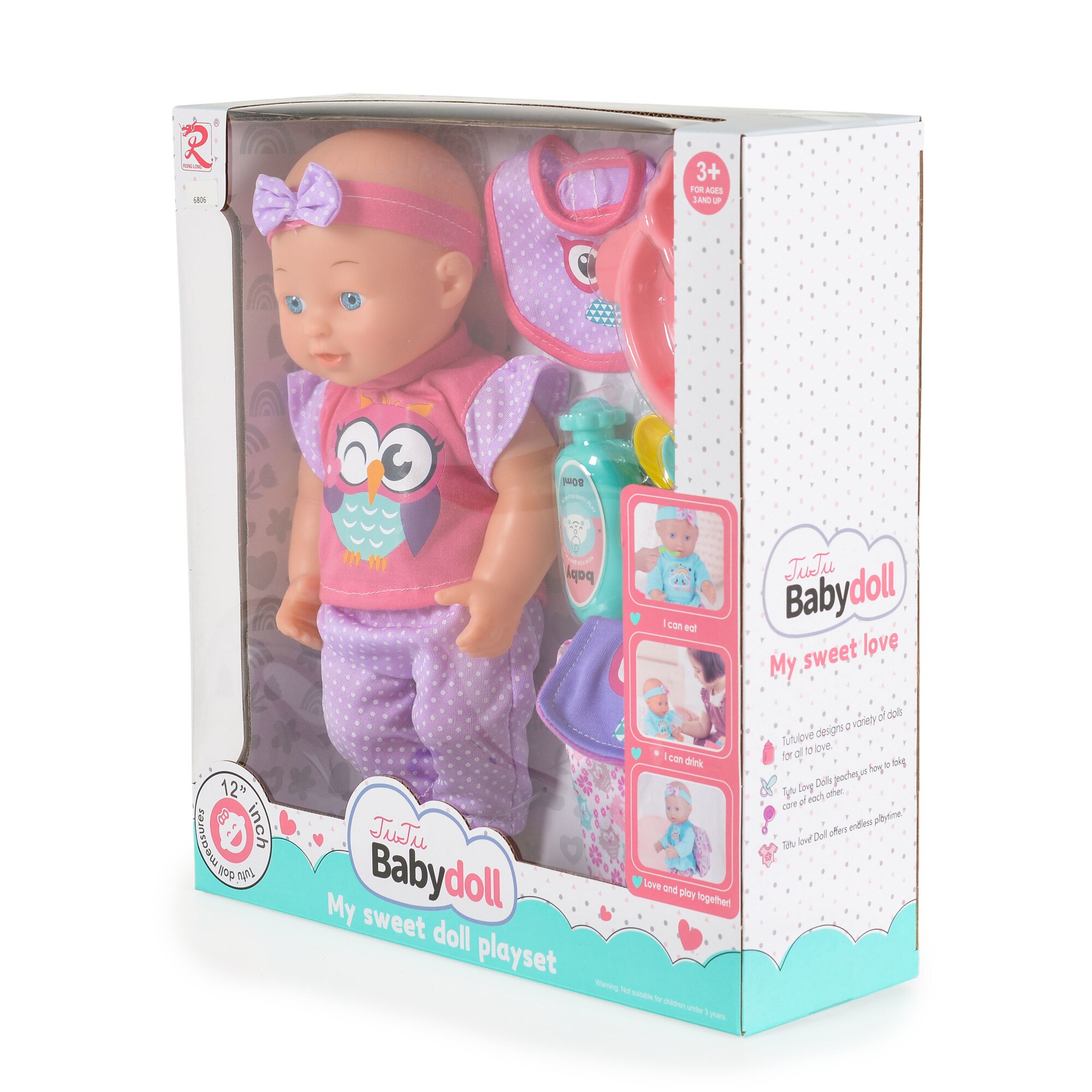 Кукла Tutu love, 31cm, Owl, 6806, 3 години + - eMAG.bg