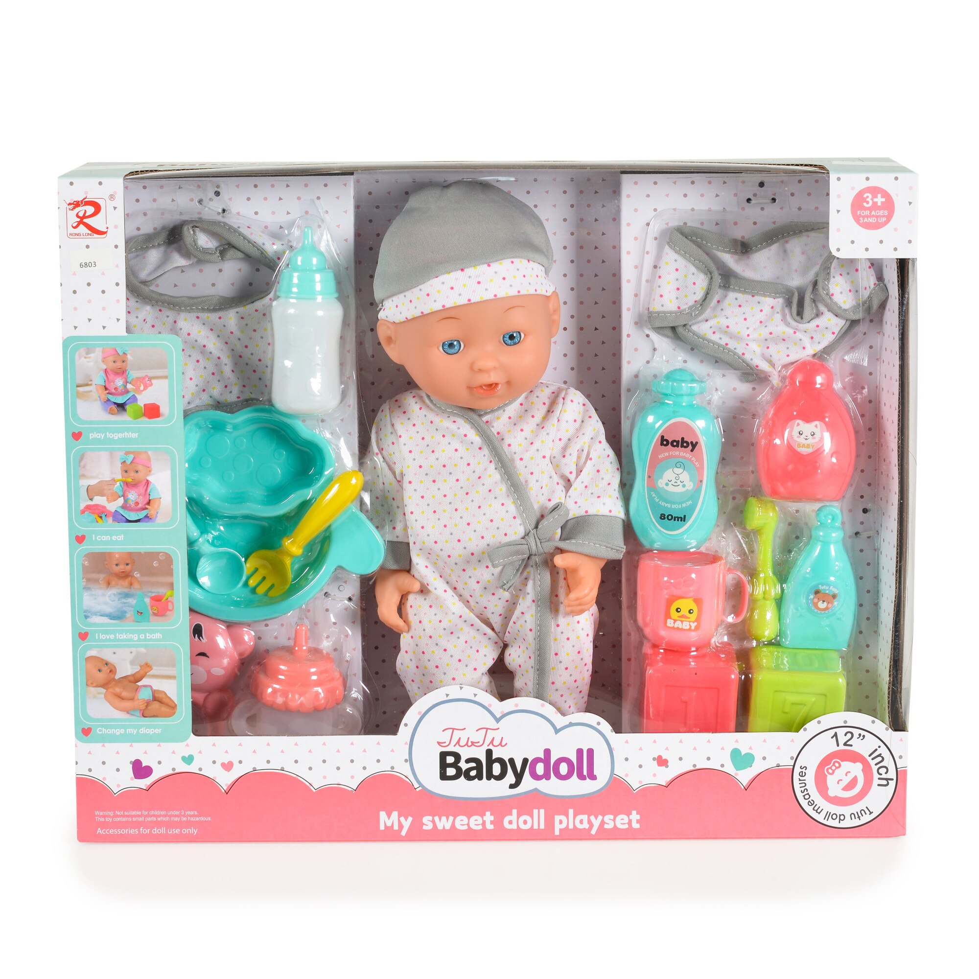 Кукла Tutu love, 31cm, 6803, 3 години + - eMAG.bg