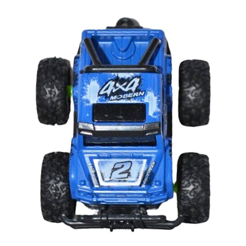 Jucarie masina de teren gip cu suspensii 12 cm Midex K152A2A, Albastru ...