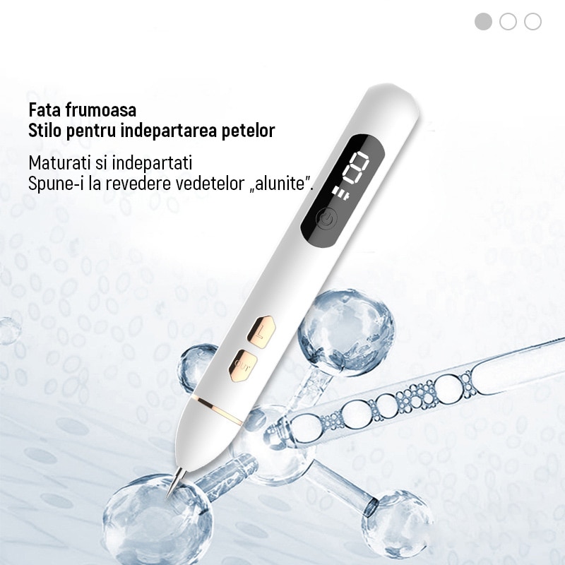 Aparat Plasma Pen, 9 niveluri de intensitate, Ecran LCD, Indepartarea Indepartare Petelor ...