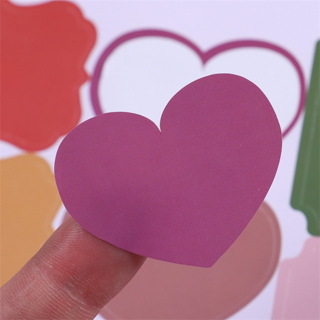 Set 112 etichete autoadezive din PVC, BOMSTOM, multicolor, reutilizabil ...