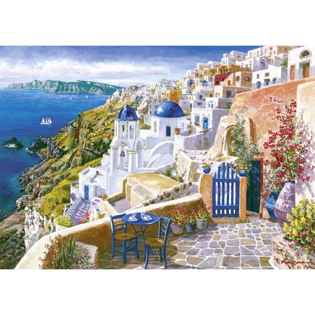 Puzzle Schmidt - Sam Park: Vedere din Santorini, 1000 piese (58560 ...