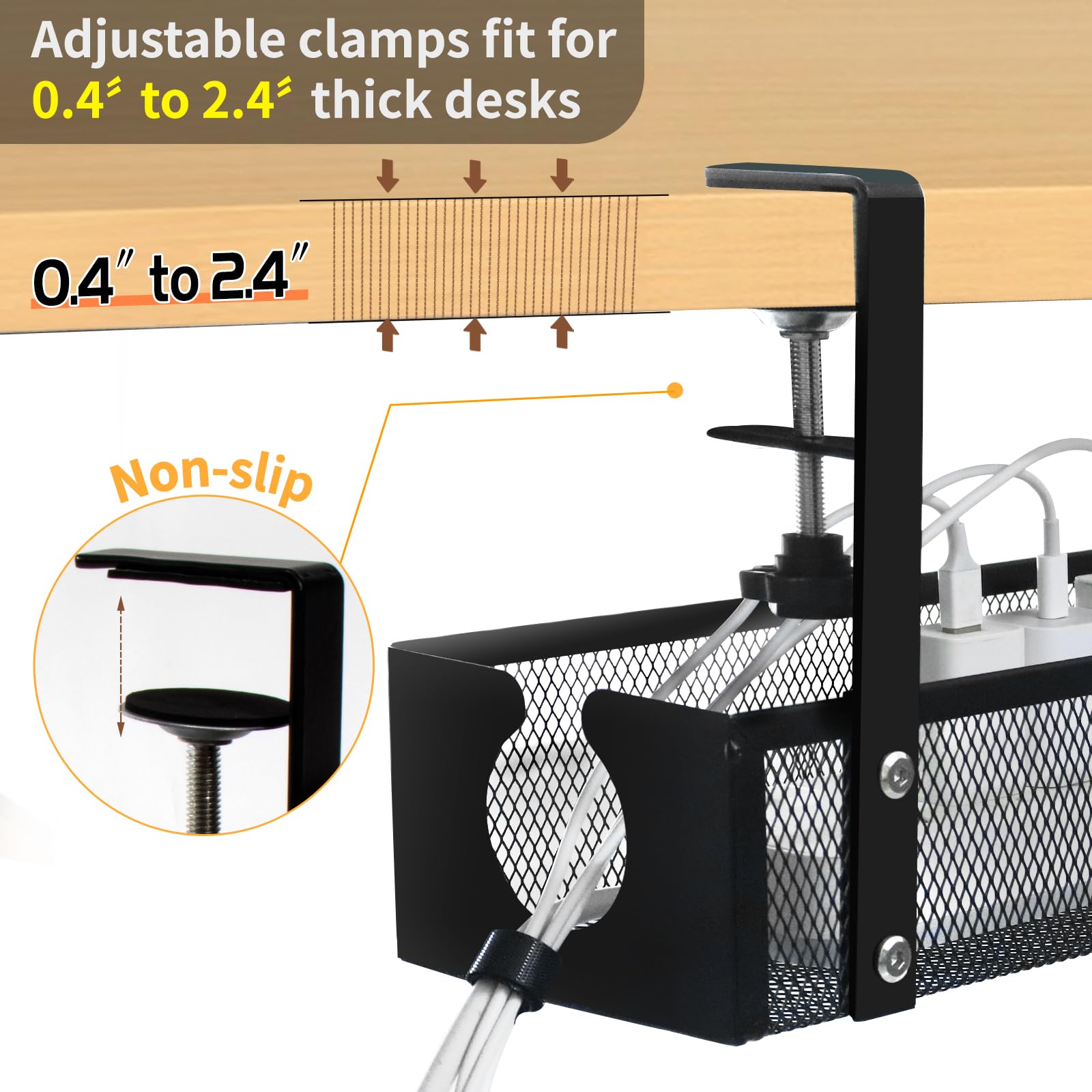 Organizator de cabluri, Tava metalica fara gaurire pentru organizarea ...