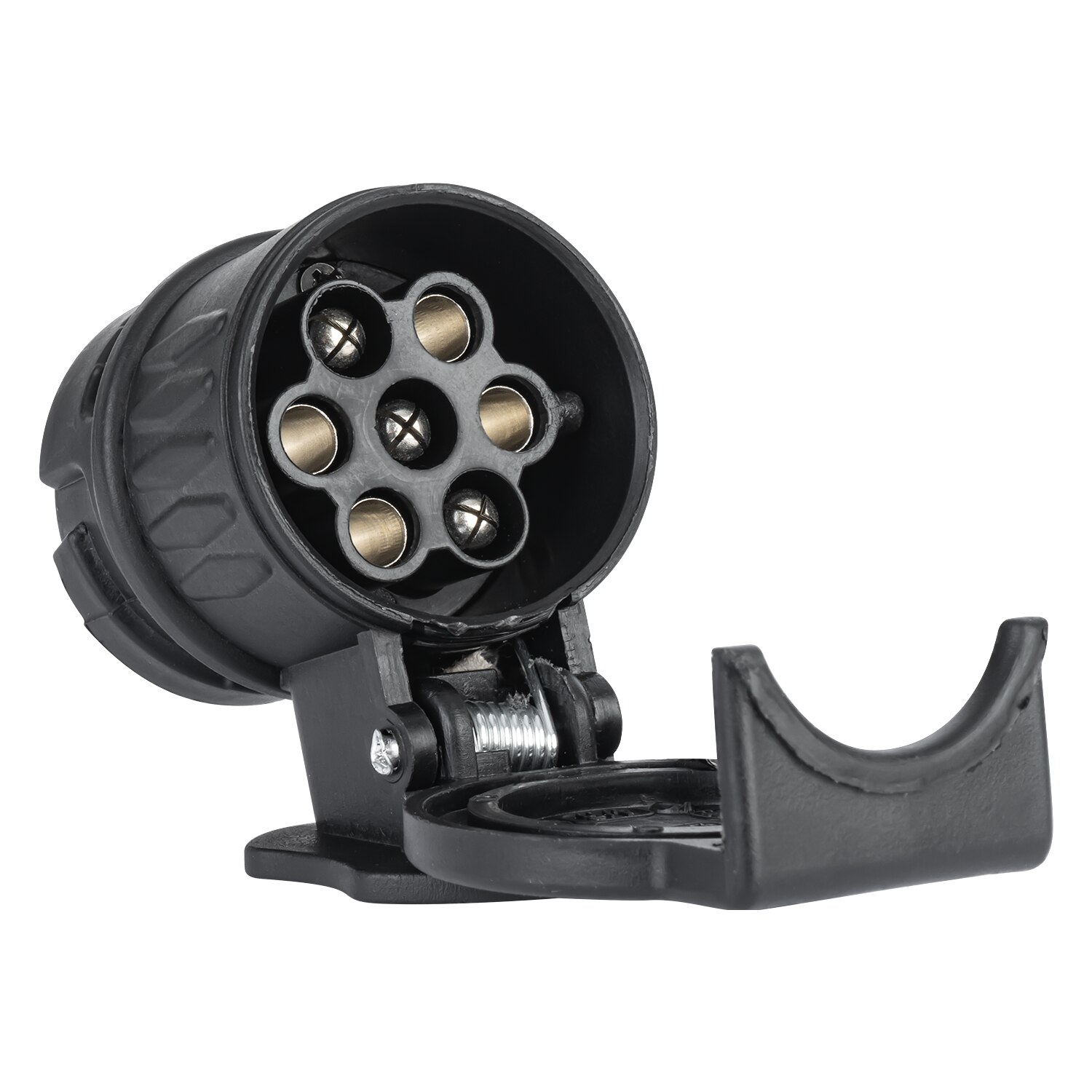 Adaptor remorca, Unitrailer, 13/7 pini, Plastic, Negru - eMAG.ro