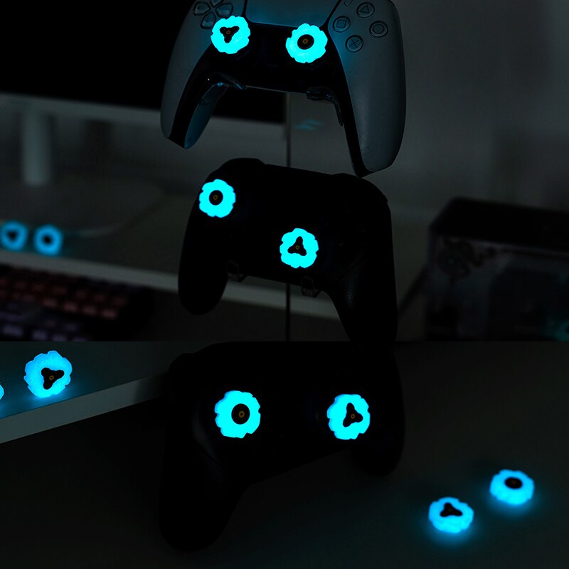 Set 4 capace pentru PS4/PS5/NS PRO, JESWO, silicon, albastru - eMAG.ro