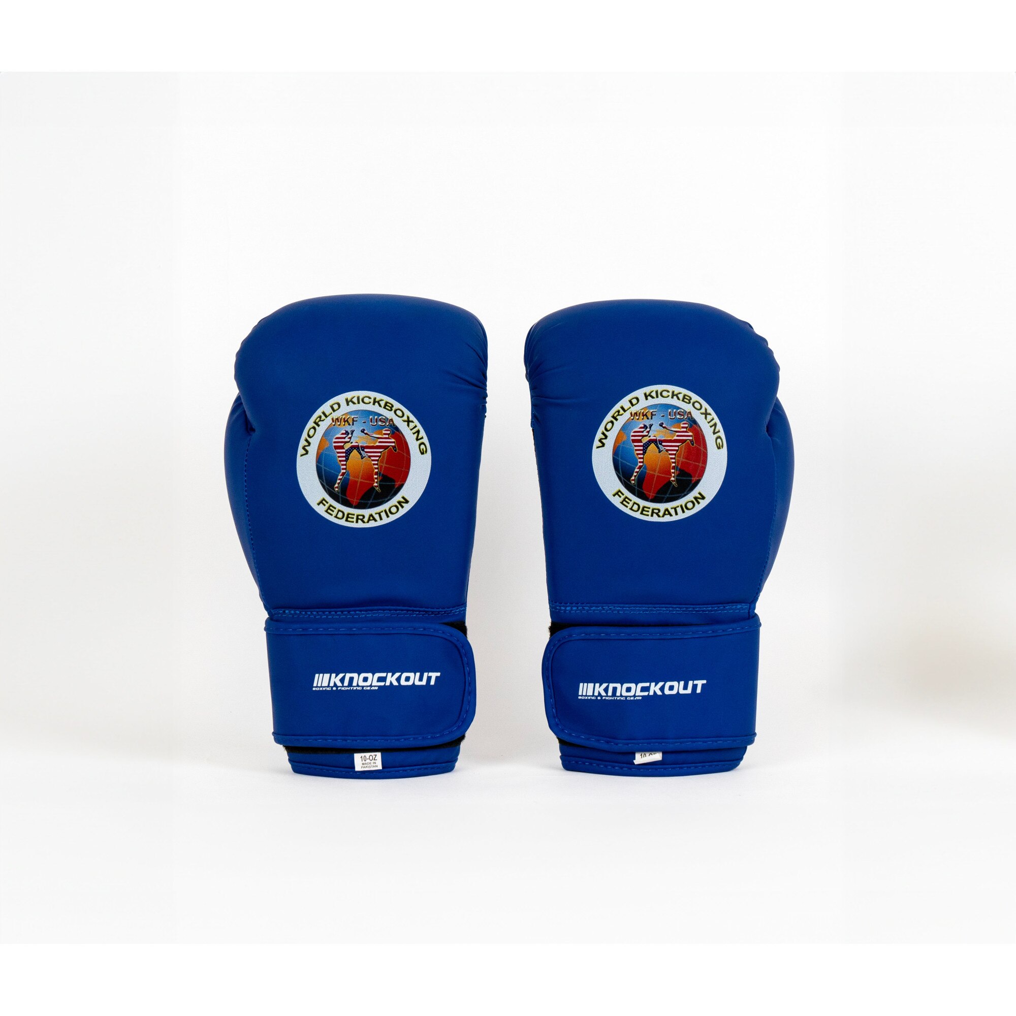 Manusi Box Knockout WKF Albastru / 12 OZ - eMAG.ro