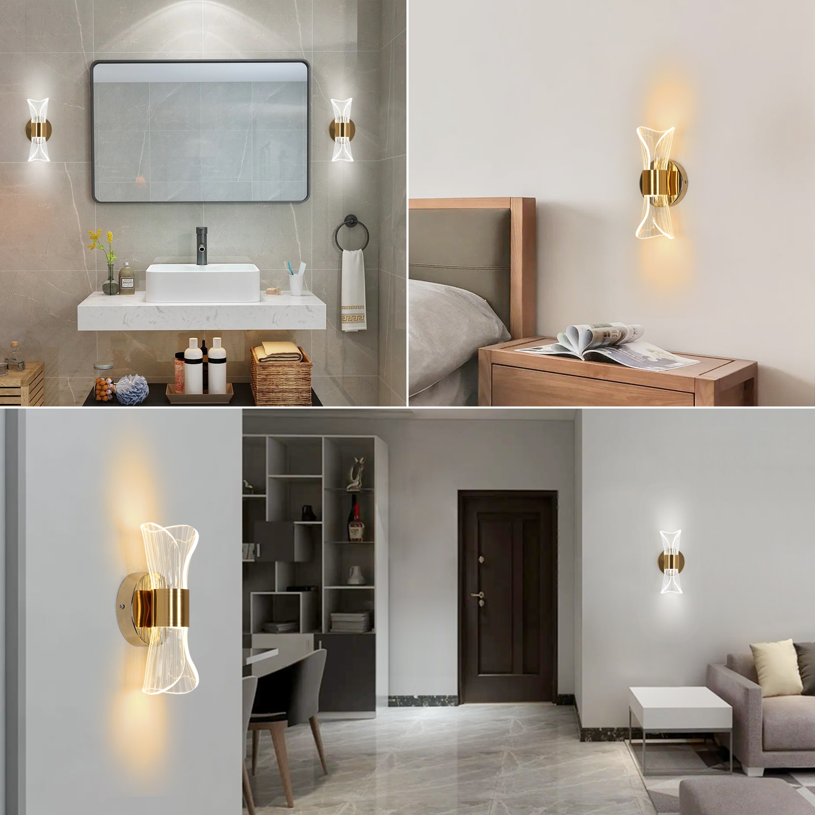 Lampa De Perete De Interior Cu Led-Uri Reglabile, Toolight, 12w ...