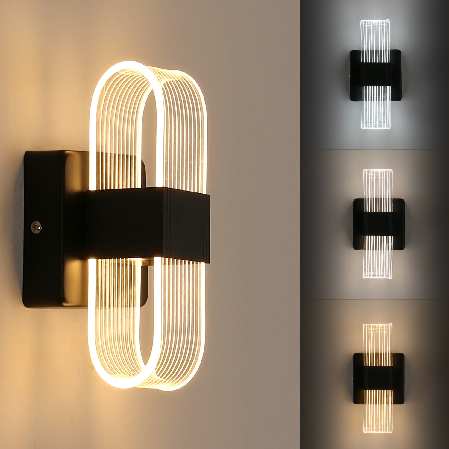 Lampa De Perete Led Reglabila De Interior, Toolight, 12w, 20x10x9cm ...