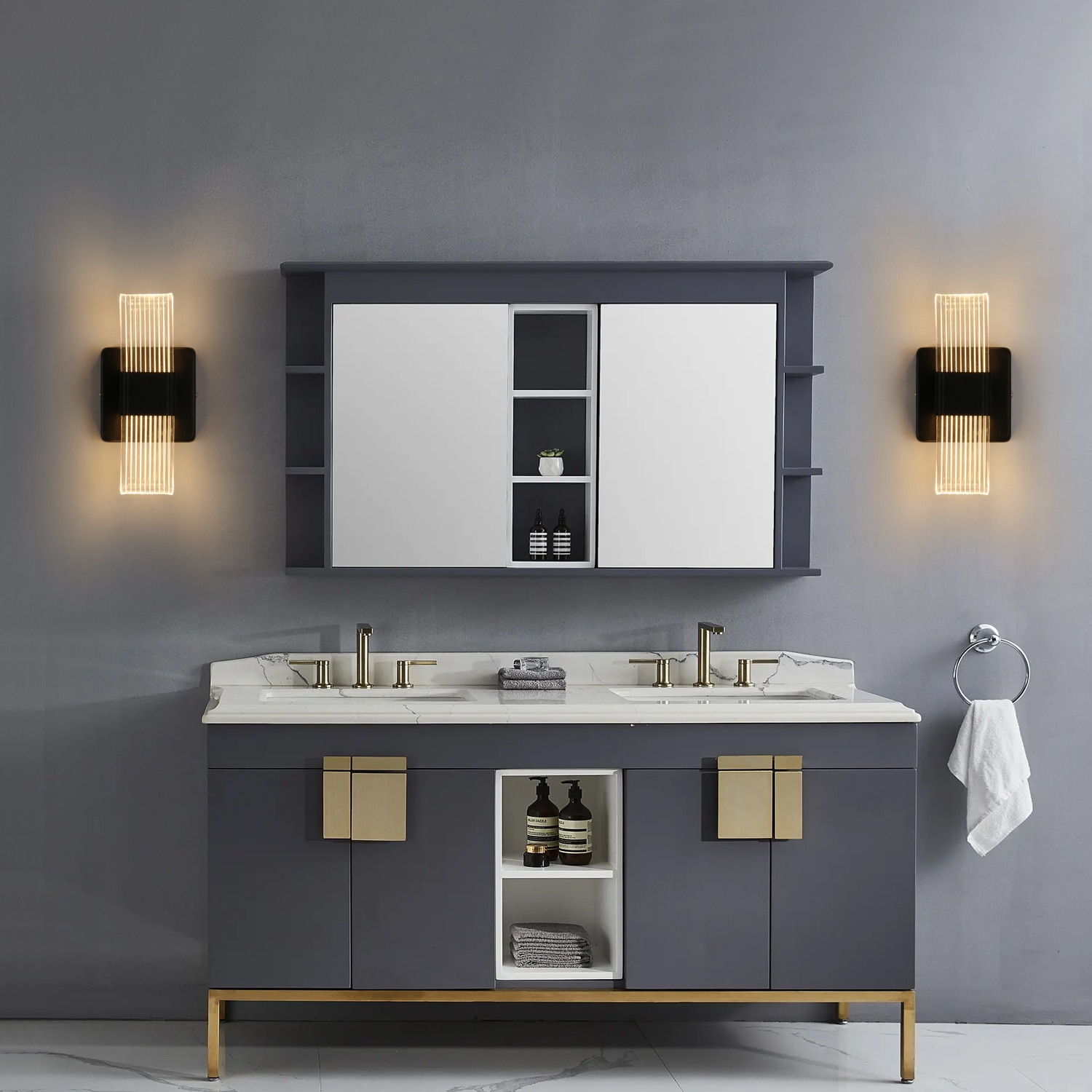 Lampa De Perete Led Reglabila De Interior, Toolight, 12w, 20x10x9cm ...