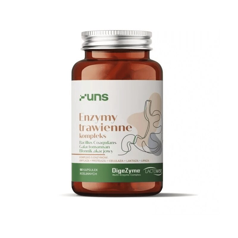 Supliment alimentar Complex de 5 enzime, UNS Supplements, 90 capsule ...