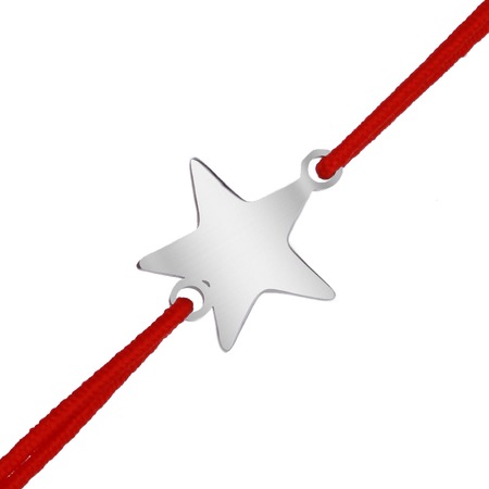 Martisor Bratara Inox Argintiu Steluta Stralucitoare - eMAG.ro