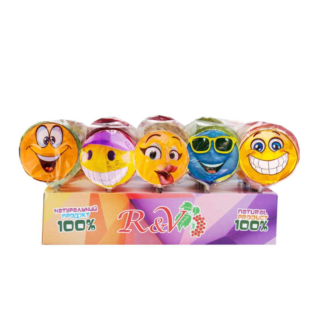 Smile acadea pe bat in cutie-display 30 buc*30 gr - eMAG.ro