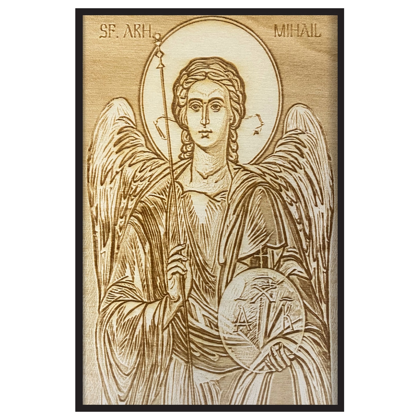 Icoana Sfantul Mihail 15 cm - eMAG.ro