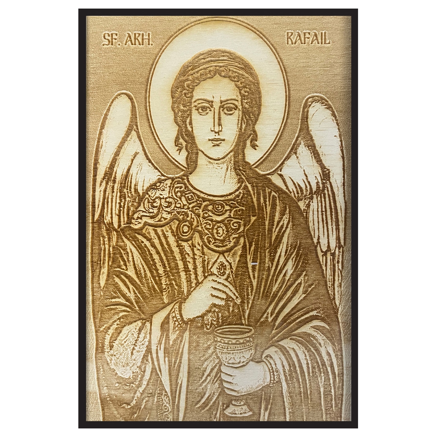 Icoana Sfantul Rafail 15 cm - eMAG.ro