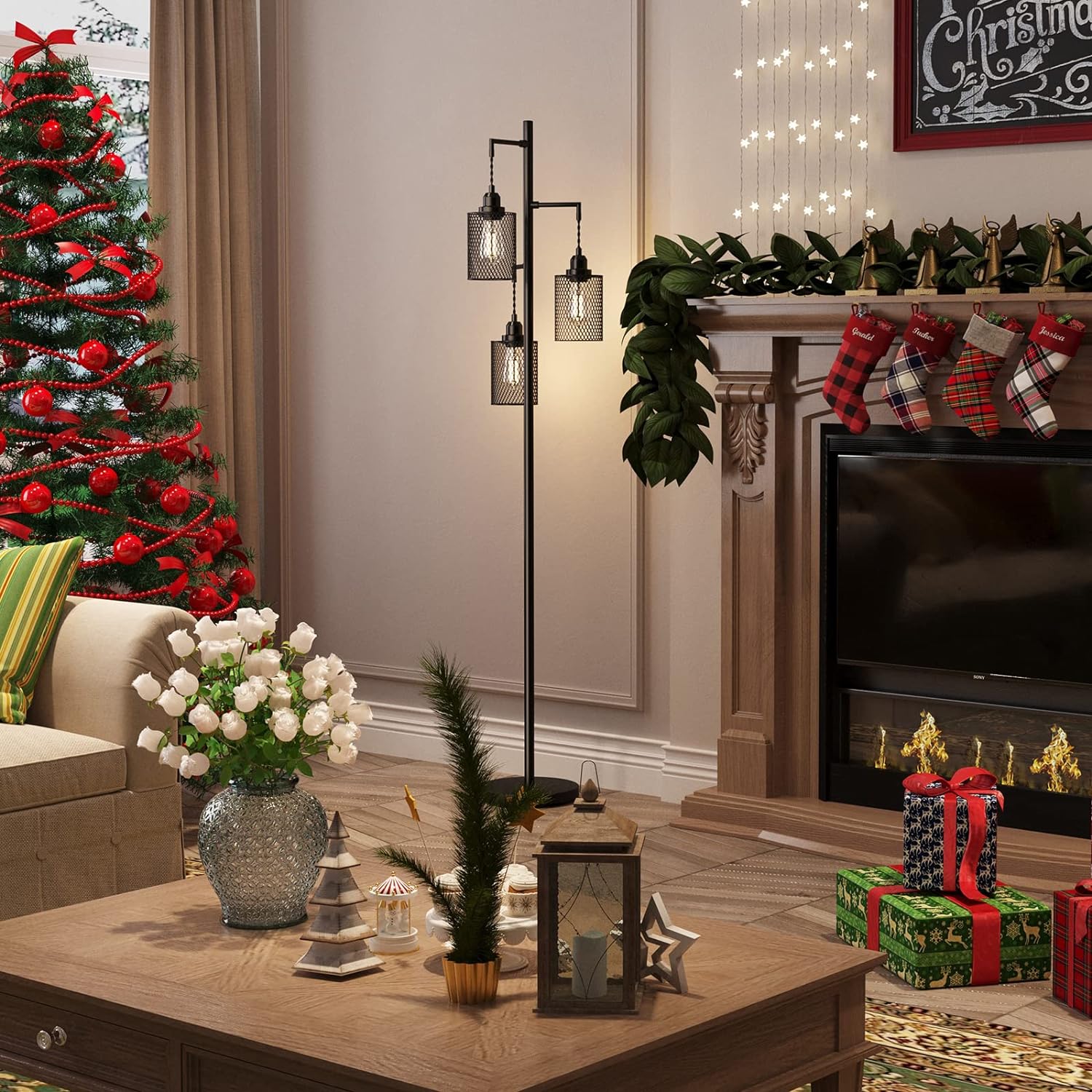 Lampa De Podea Cu Design Simplu, 1.8m, Cablu De Alimentare Comutator De ...