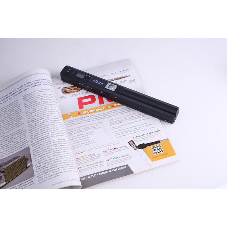 Scanner Portabil Mini de 900DPI cu Ecran LCD, JPG/PDF, Tip A4, Carti ...