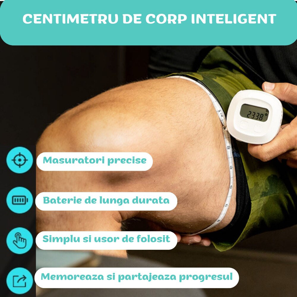 Banda de masurare corporala electronica digitala cu bluetooth si ...