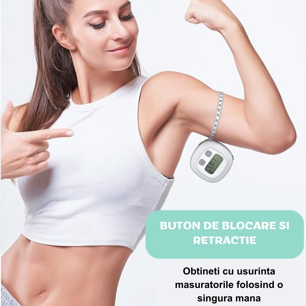 Banda de masurare corporala electronica digitala cu bluetooth si ...