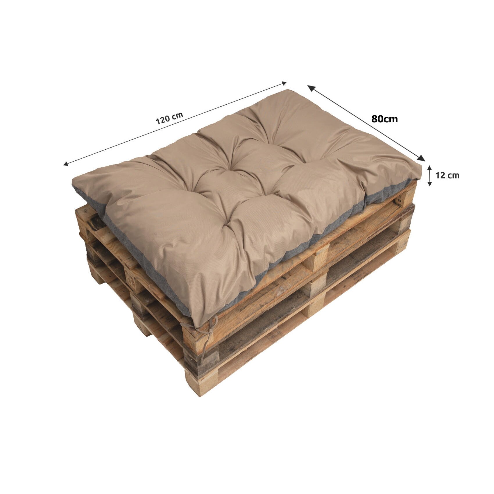 Gradina perna podea, Perna canapea din paleti, Old garden, sezut 120 x ...