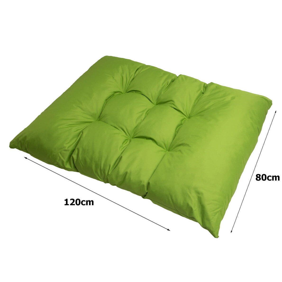 Perna canapea din paleti, Old garden, sezut 120 x 80cm, Verde deschis ...