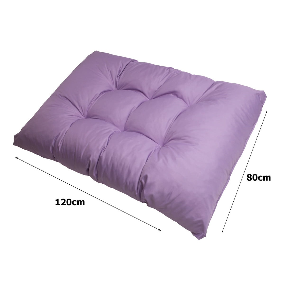 Perna canapea din paleti, Old garden, sezut 120 x 80cm, Violet deschis ...