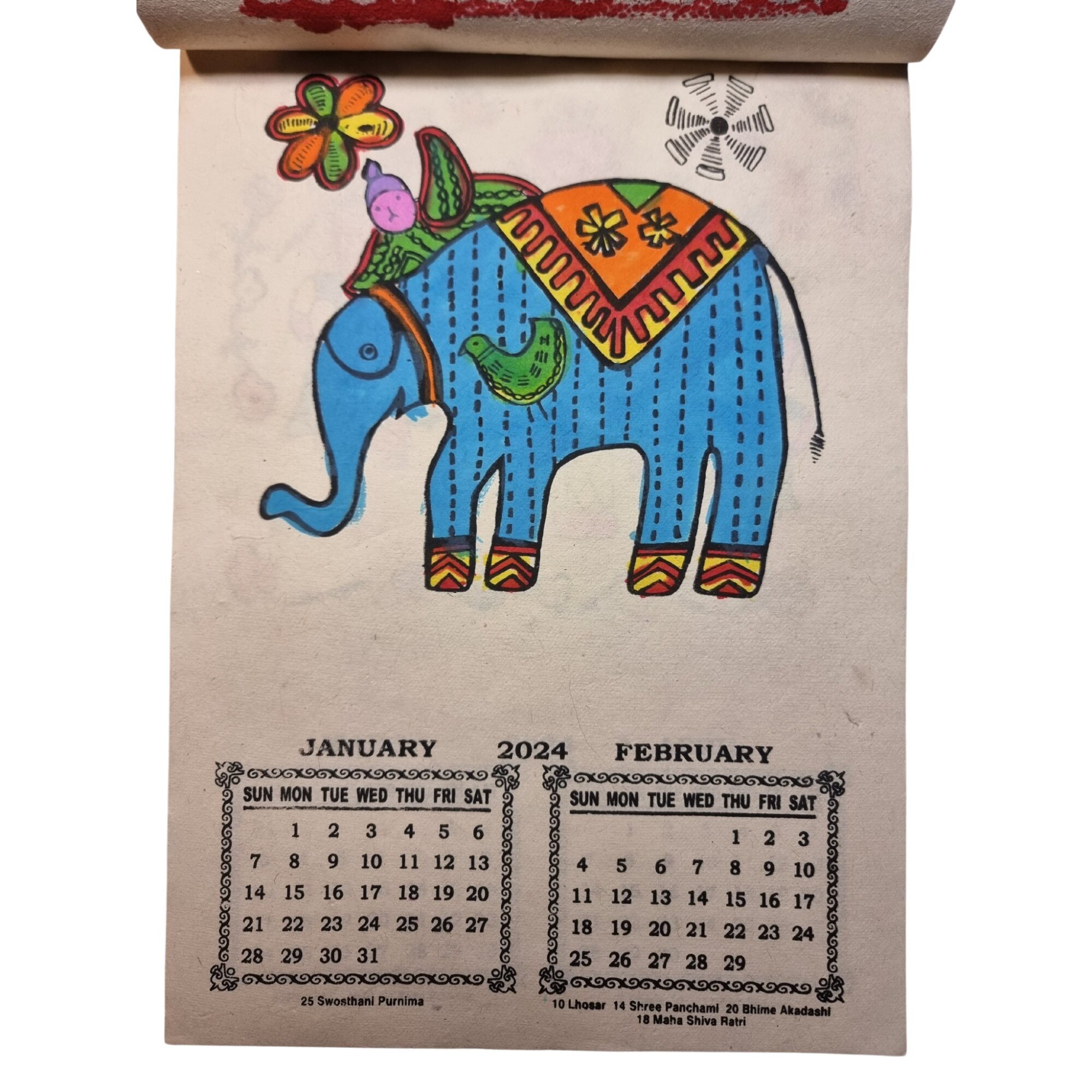 Calendar de perete 2024: Mithila Art - eMAG.ro