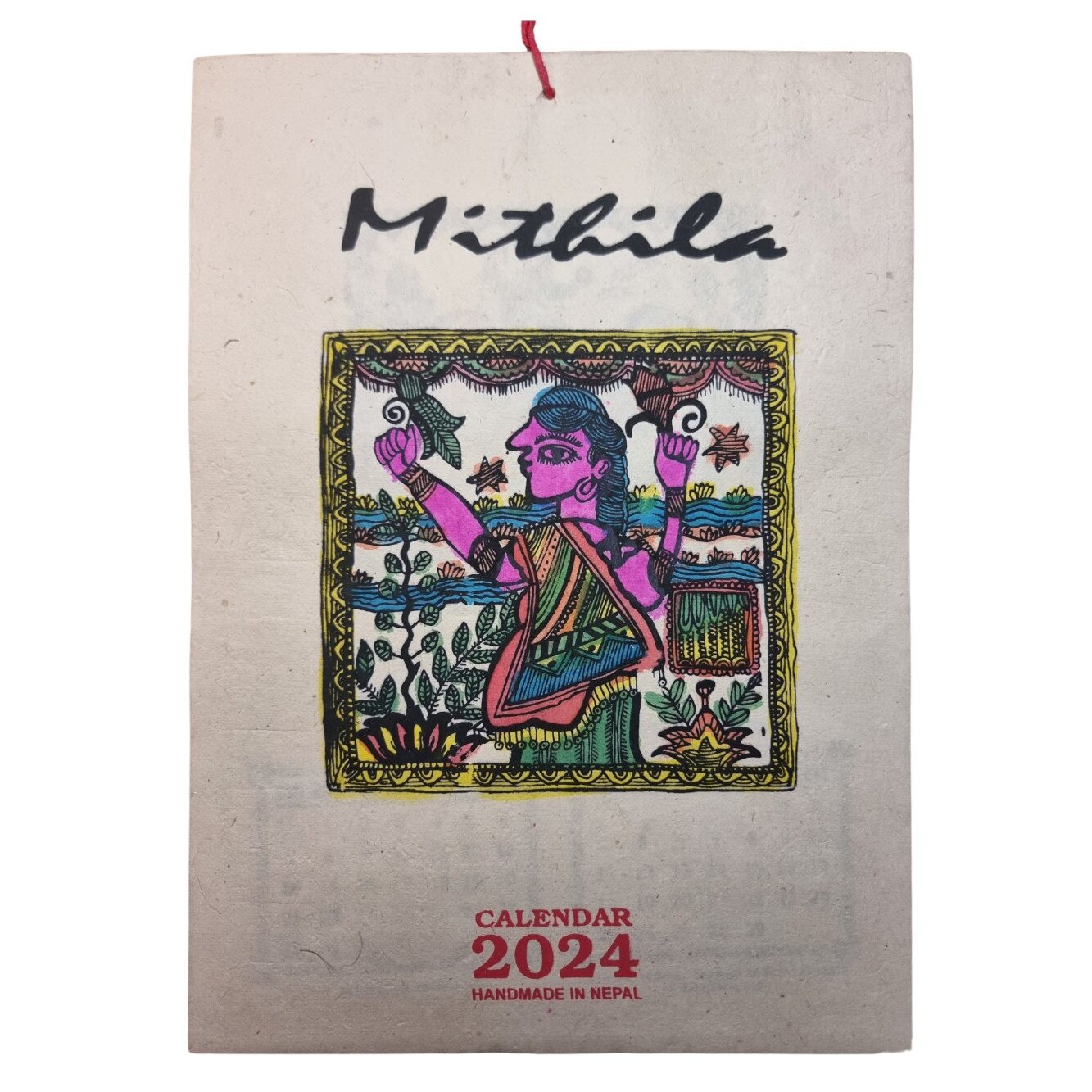 Calendar de perete 2024, Kana Sapiens, Hartie ecologica, Multicolor ...