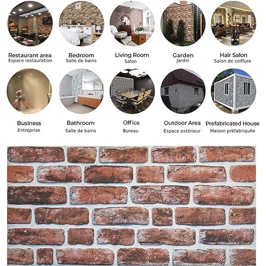 Rola Tapet 3D, autoadeziv/autocolant, AT PERFORMANCE®, spuma moale ...