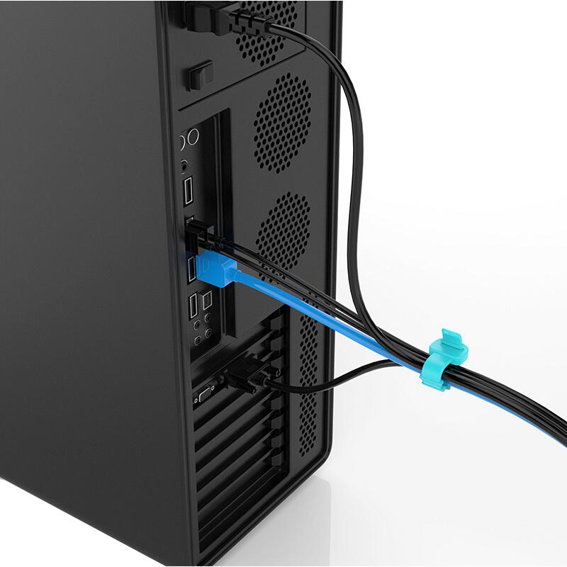 Set de 5 Benzi prindere cabluri Orico PH5 multicolore, din silicon ...