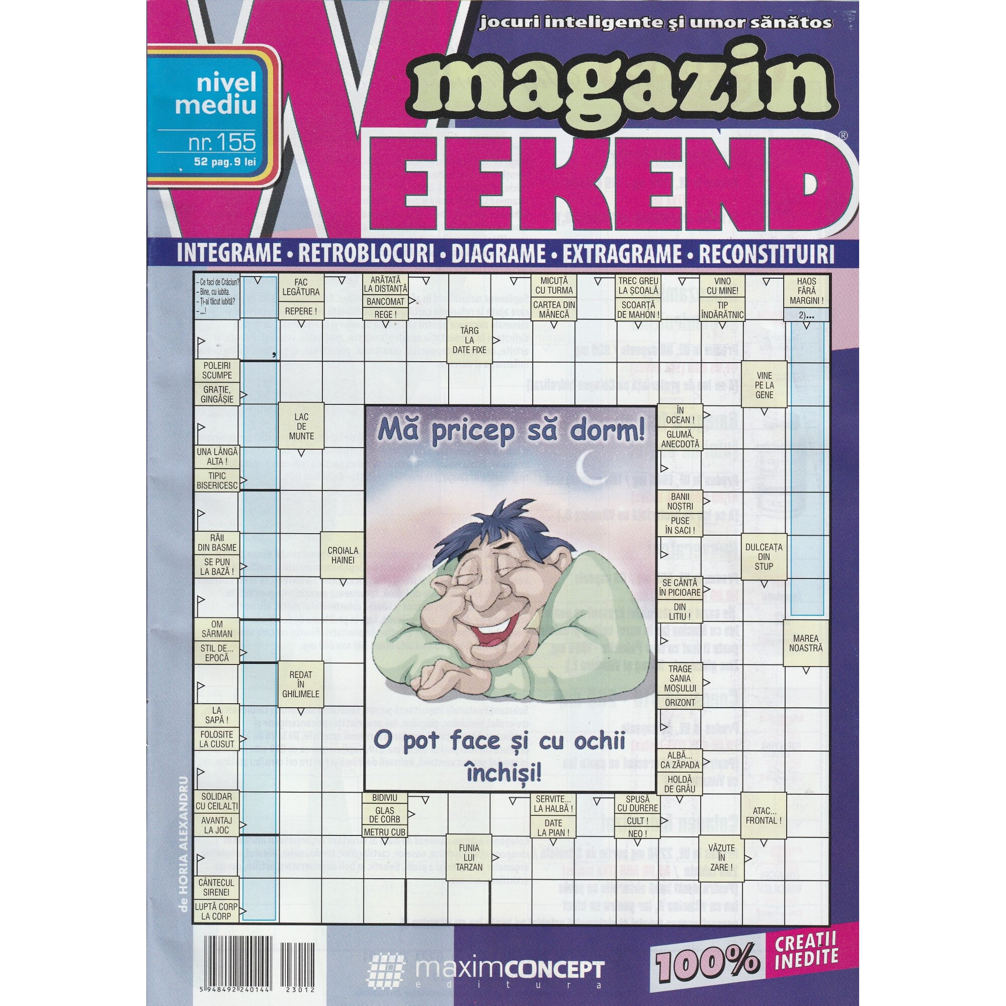 Magazin de weekend 155 - nivel mediu, editura Maxim - eMAG.ro
