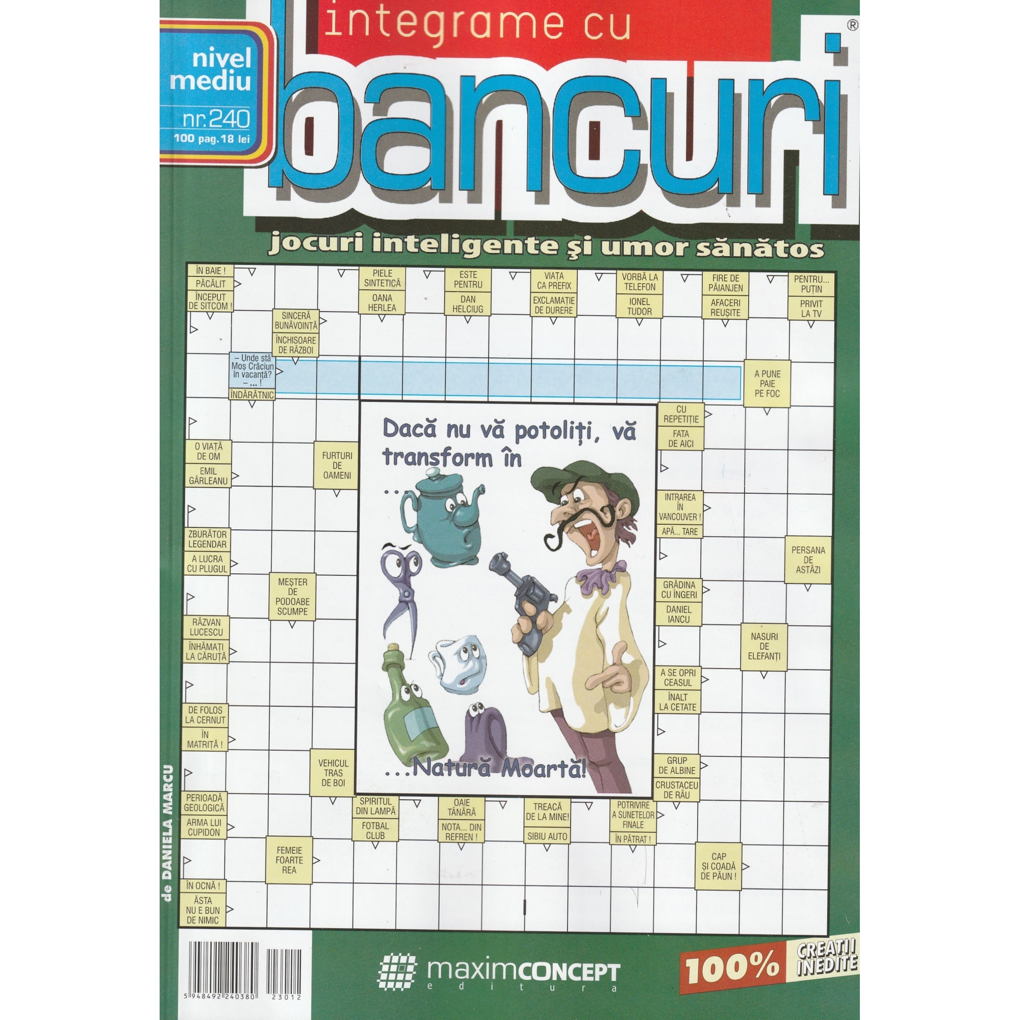 Integrame cu bancuri 240 - nivel mediu, editura Maxim - eMAG.ro