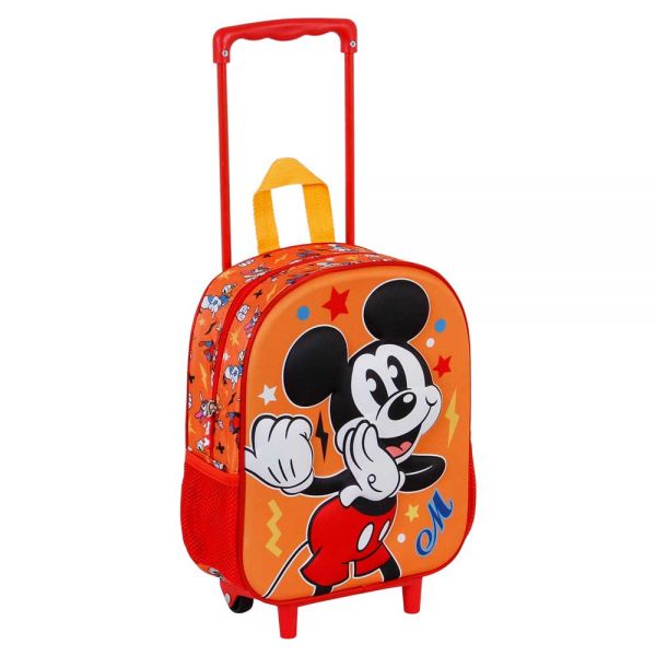Troler Mickey Mouse Whisper 3D, 26x34x13 cm - eMAG.ro