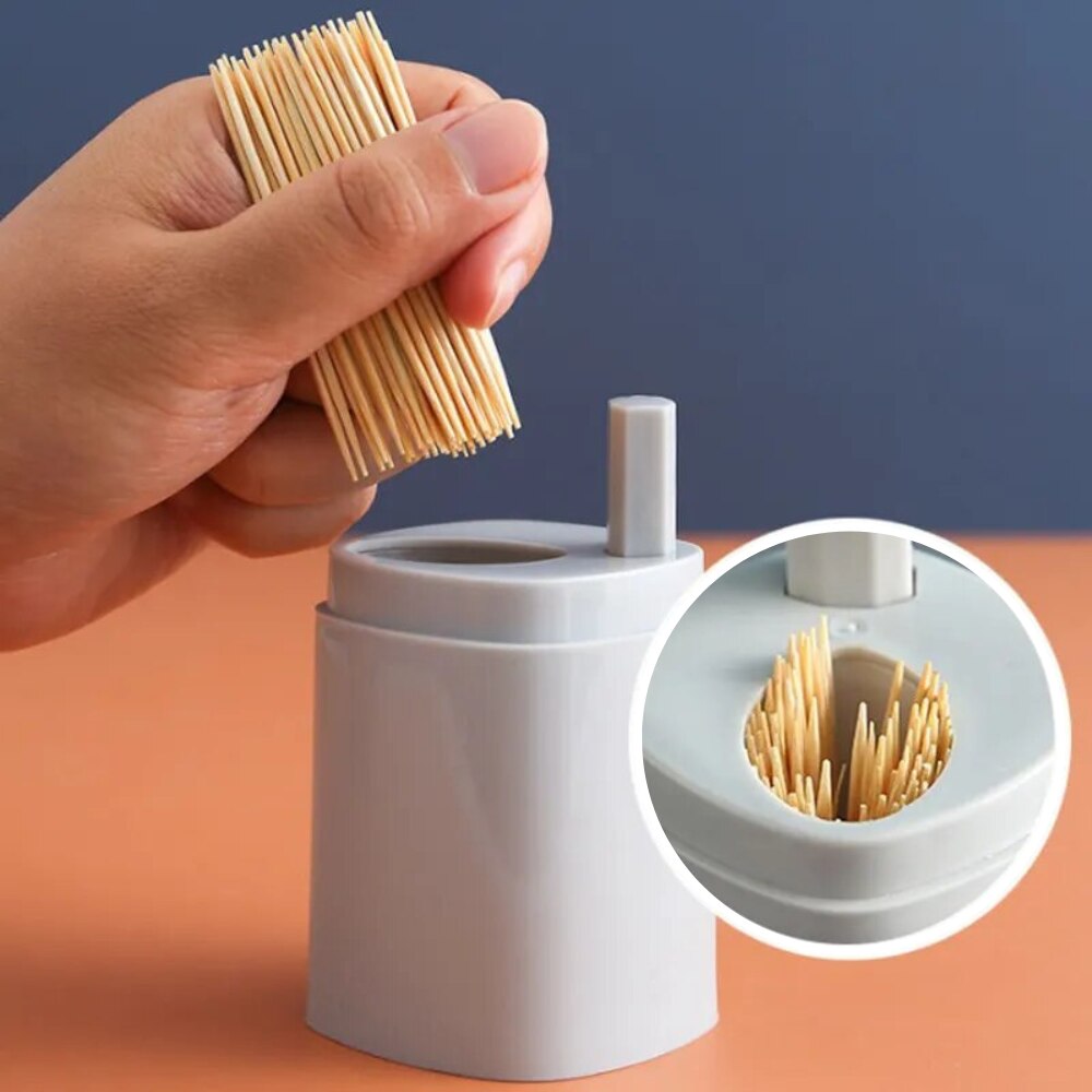 Dispenser Scobitori cu Buton de la Salestore.ro®, Suport Rotativ din ...