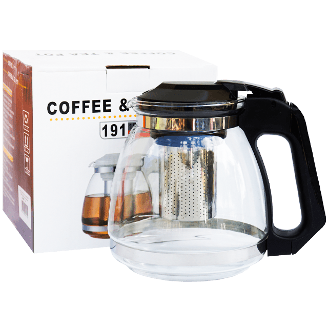 Ceainic din sticla cu filtru - eMAG.ro