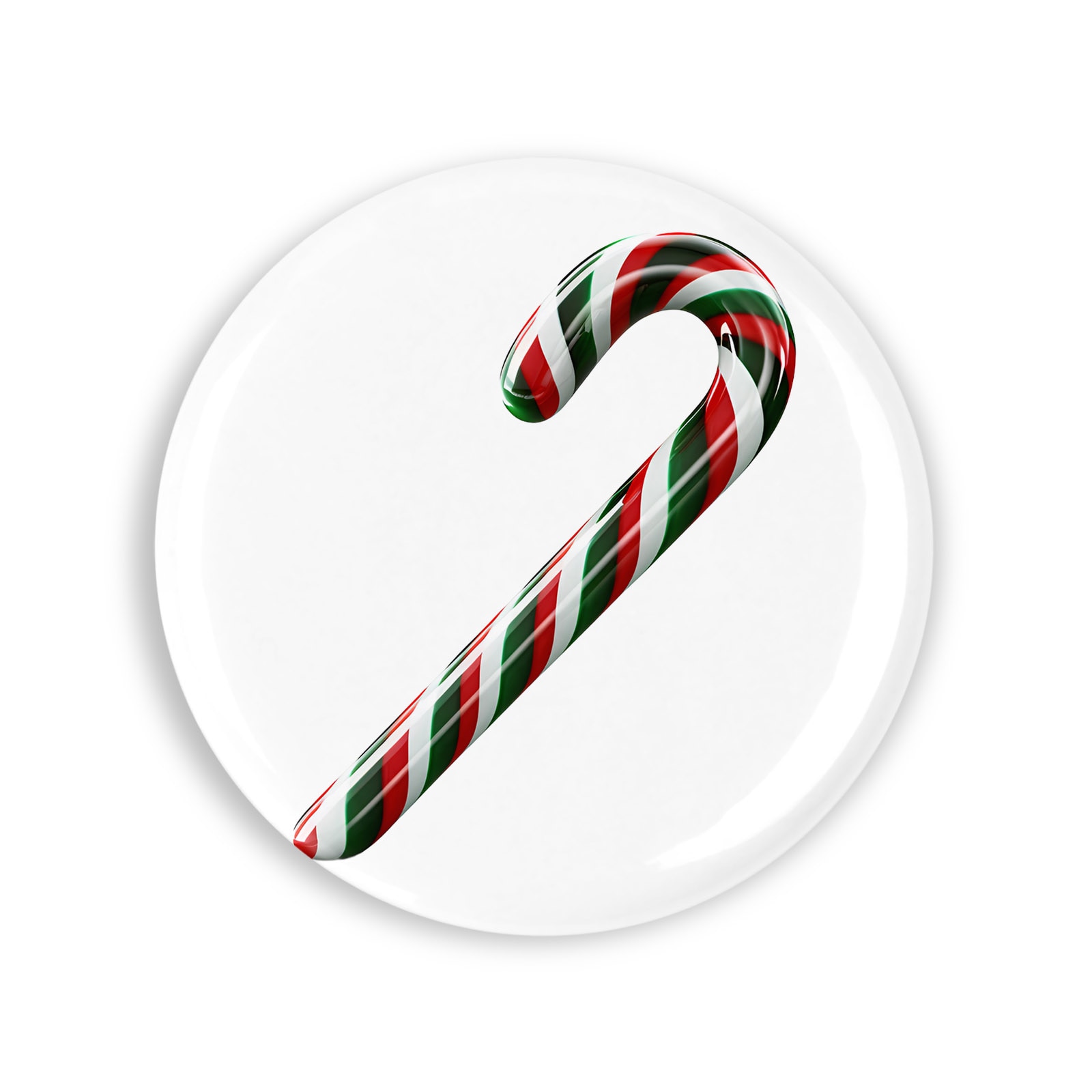 Set 4 insigne, Acadea baston din bradul de craciun, NO3405, Metal, 44 ...