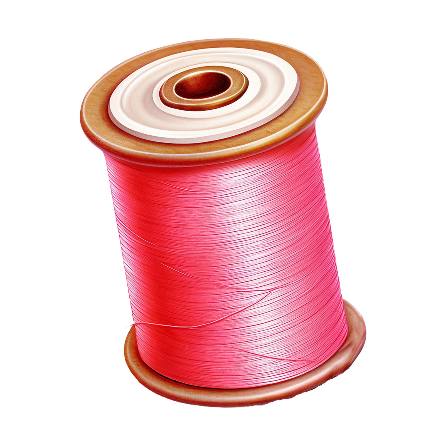 Set 5 bucati, Sticker decorativ, Bobina cu ata roz, Rezistent la apa ...