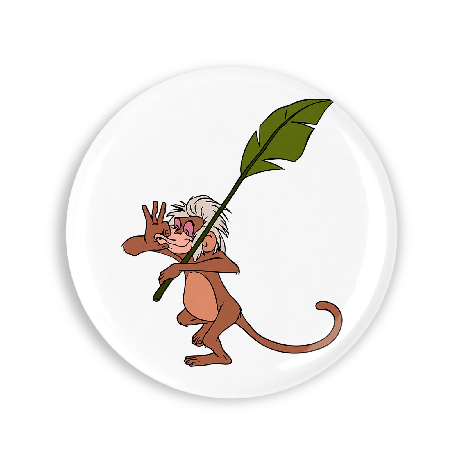 Set 4 insigne, Cartea junglei flunkey, NO6194, Metal, 44 mm, Multicolor ...