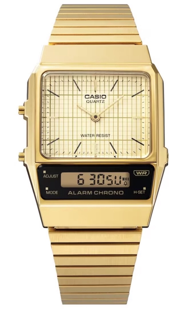 Ceas unisex, Casio, Inox, Quartz, Auriu - eMAG.ro