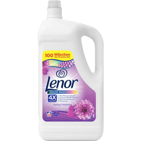 Detergent lichid, Lenor, 100 de spalari, Pentru rufe colorate - eMAG.ro