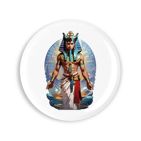 Set 4 insigne, Zeul Ra, NO8787, Metal, 44 mm, Multicolor - eMAG.ro