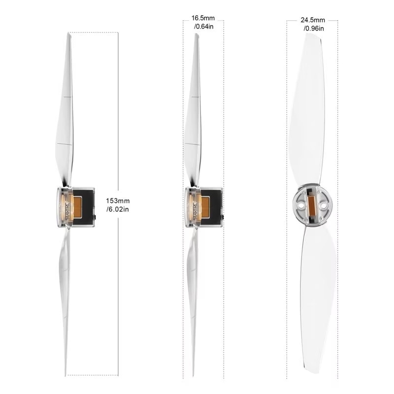 Elice cu LED, STARTRC, compatibila DJI Mini 3 Pro/Mini 4 Pro, 4 bucati ...