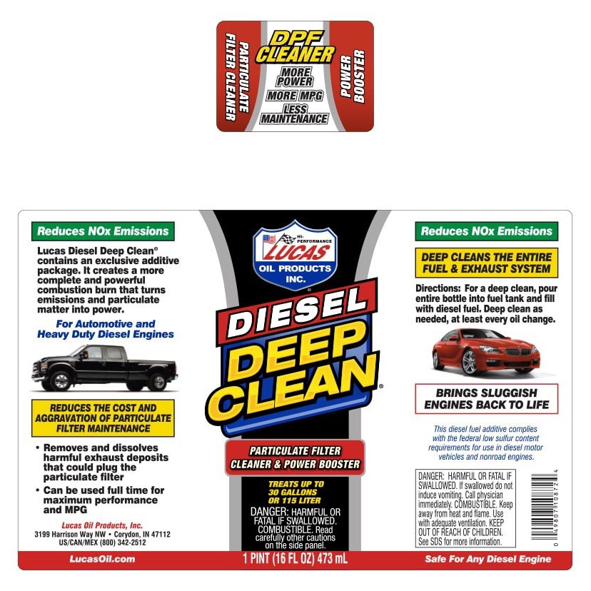 Aditiv curatare piese diesel/DPF, Lucas Oil Products, 473 ml - eMAG.ro