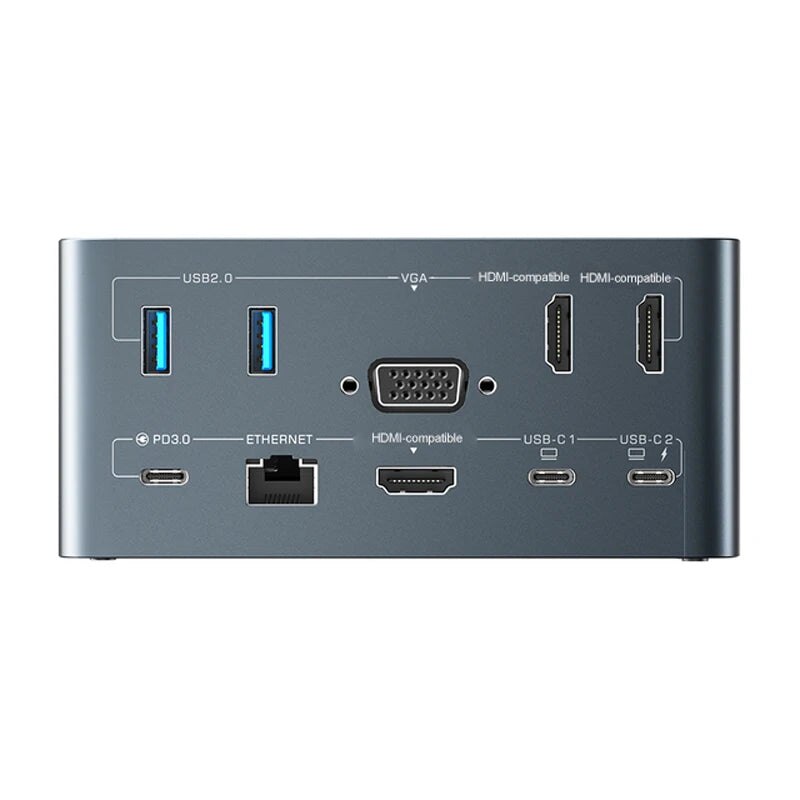 Statie de andocare, pentru masina, USB, HDMI, 18 porturi, negru - eMAG.ro