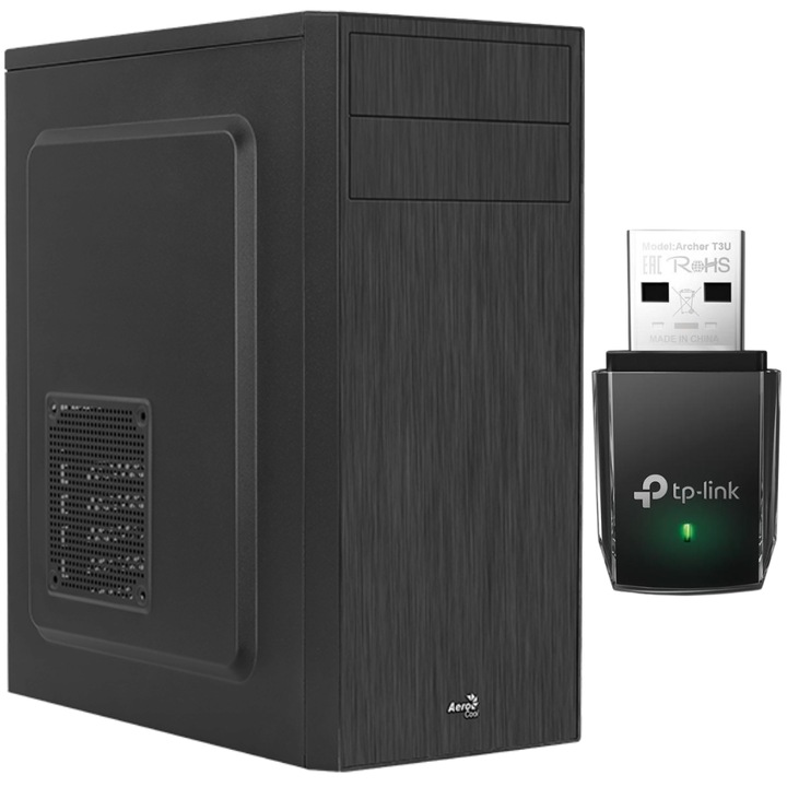 Desktop PC Magic System, Intel® G6900, 8 GB, 250 GB SSD, cu receiver Wi ...