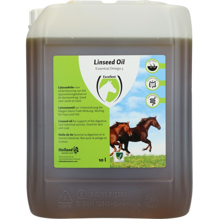 Ulei de in pentru cai, Excellent, 10 l - eMAG.ro