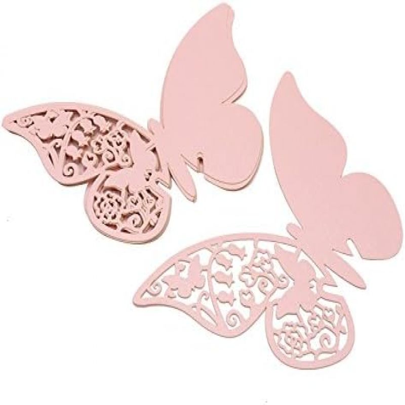 Autocolante 3D, longziming, Fluturi, Roz - eMAG.ro