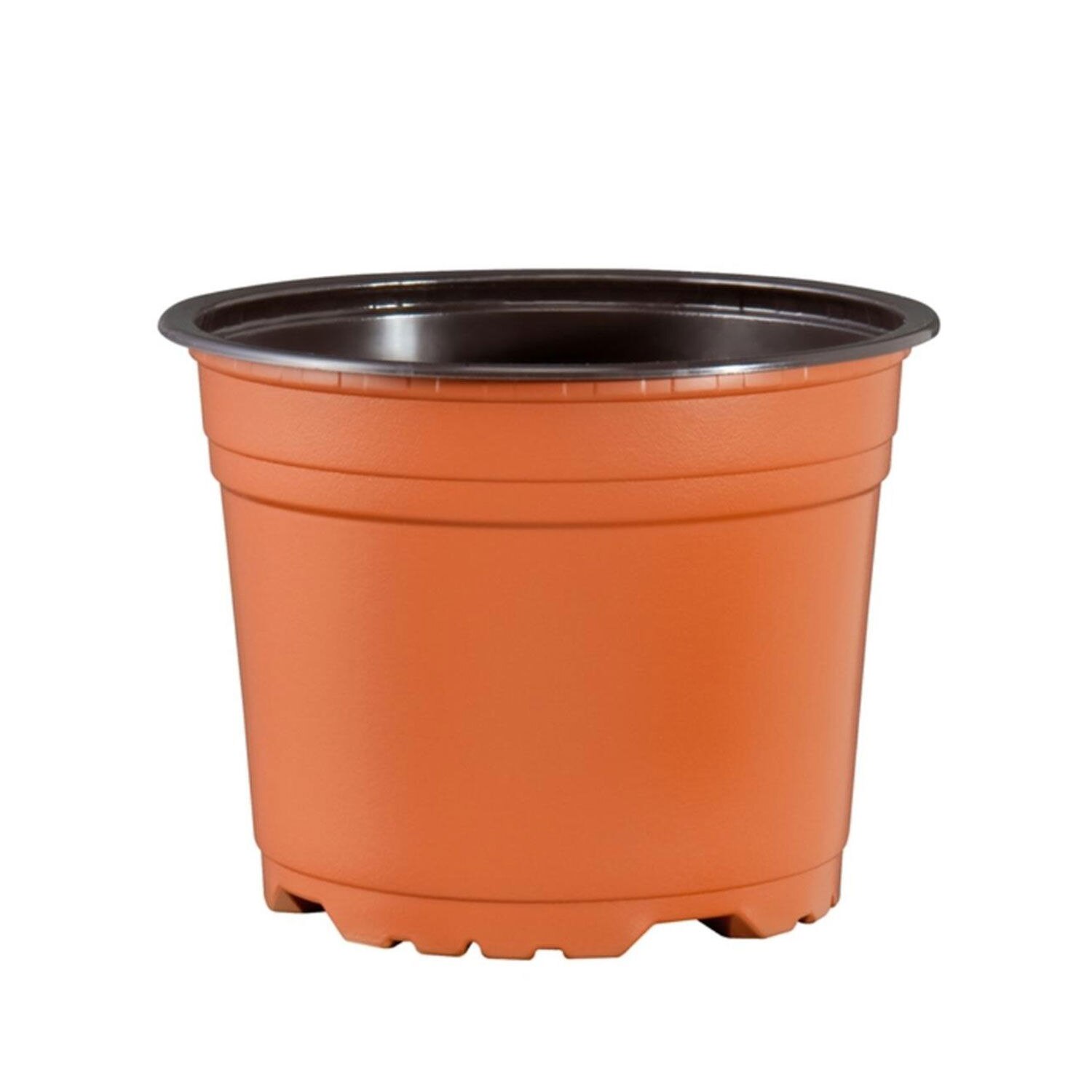 Ghiveci rotund 19 x 14.9cm 3 L maro - eMAG.ro