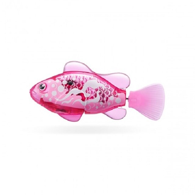Jucarie Peste inotator−interactiv RoboFish roz Robo Alive S3 - eMAG.ro